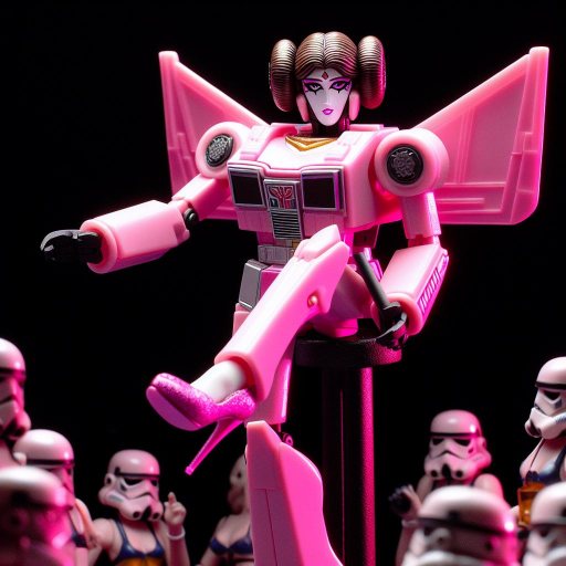 Transformers: Cursed Renders – Arcee + Princess Leia in The Club ...